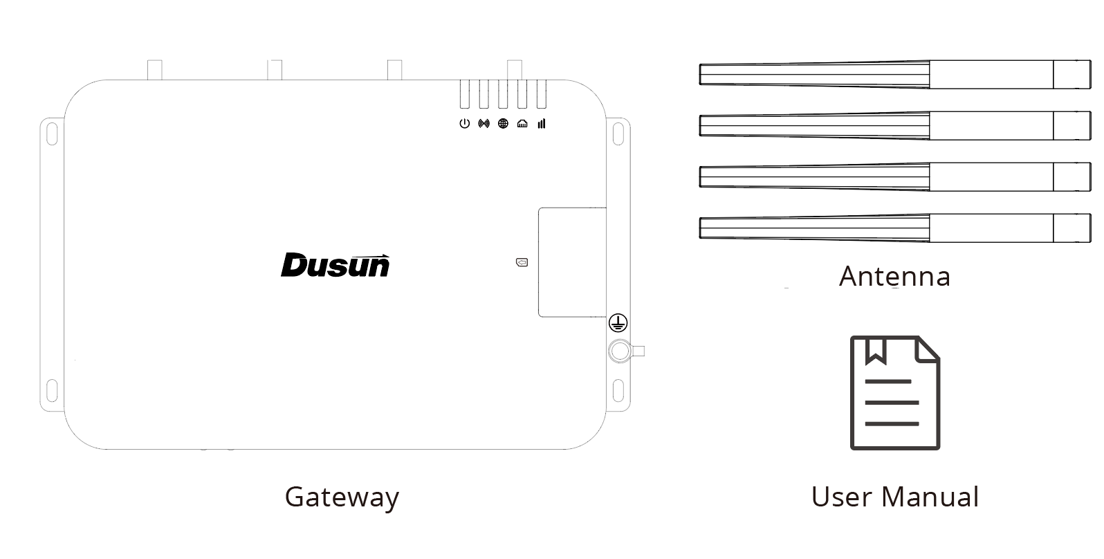 Nxp Imx6 Ull Industrial Edge Computing Gateway With 2 Sim Card